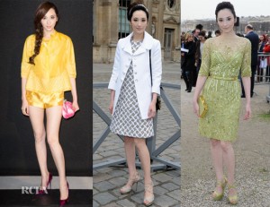 Pace Wu’s Fall 2013 Paris Fashion Week - Red Carpet Fashion Awards