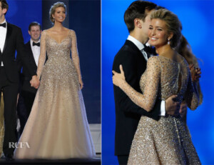Ivanka Trump In Carolina Herrera - Inauguration Balls - Red Carpet ...