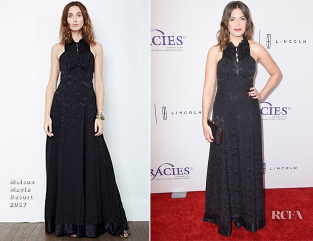 Mandy Moore In Maison Mayle - 42nd Annual Gracie Awards - Red Carpet ...