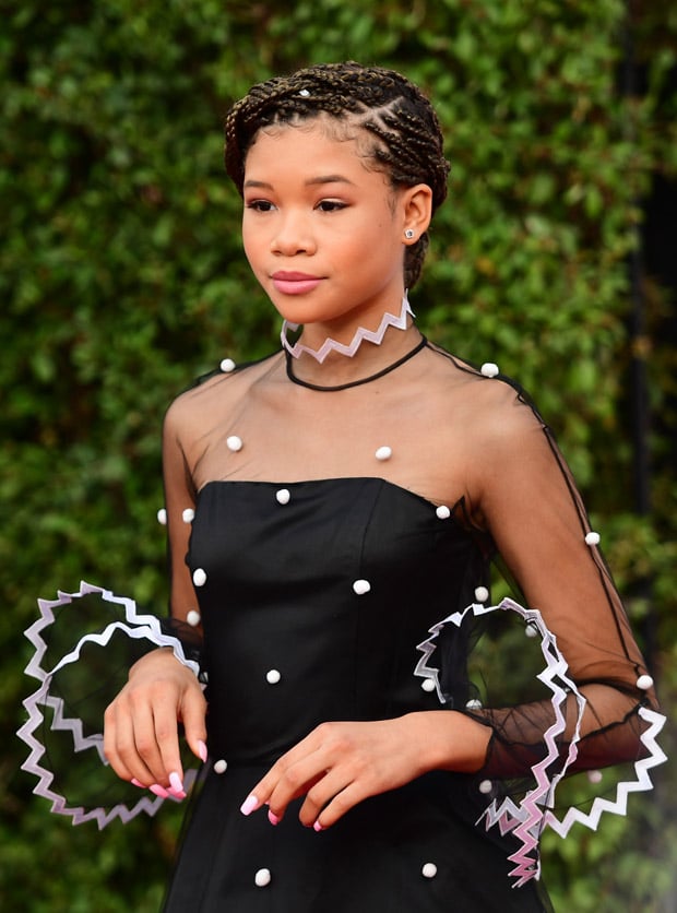 Storm Reid In Yanina Couture - 2018 NAACP Image Awards - Red Carpet ...