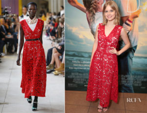 Angourie Rice In Miu Miu - ‘Every Day’ LA Premiere - Red Carpet Fashion ...