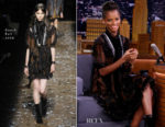 Letitia Wright In Coach - The Tonight Show Starring Jimmy Fallon - Red ...