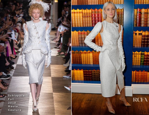 Andrea Riseborough In Schiaparelli Haute Couture - 'Nancy' London Film ...