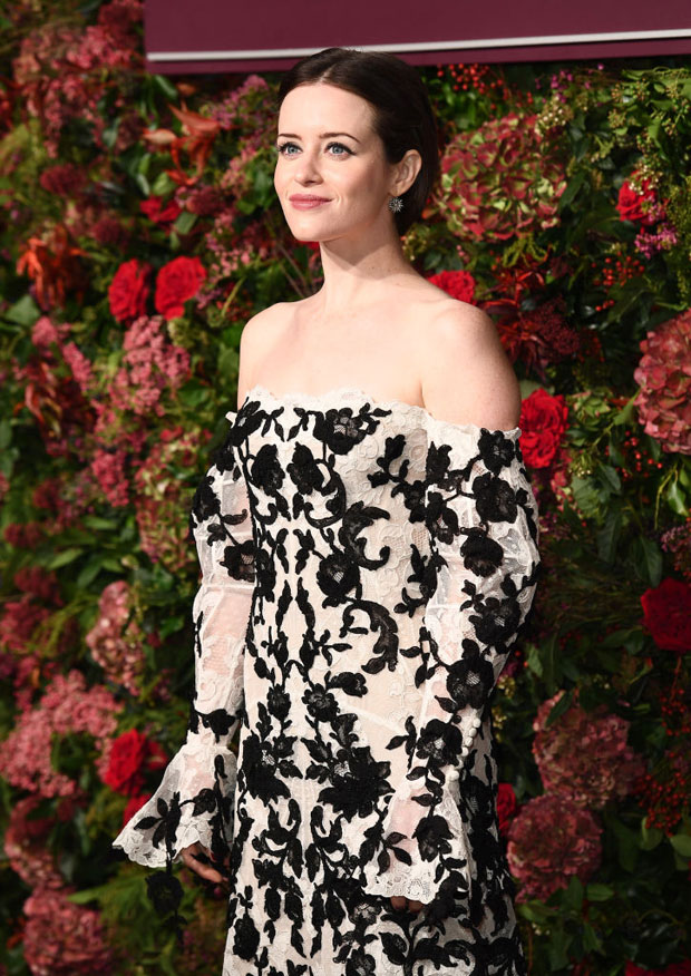 Claire Foy In Alexander McQueen - 2018 Evening Standard Theatre Awards