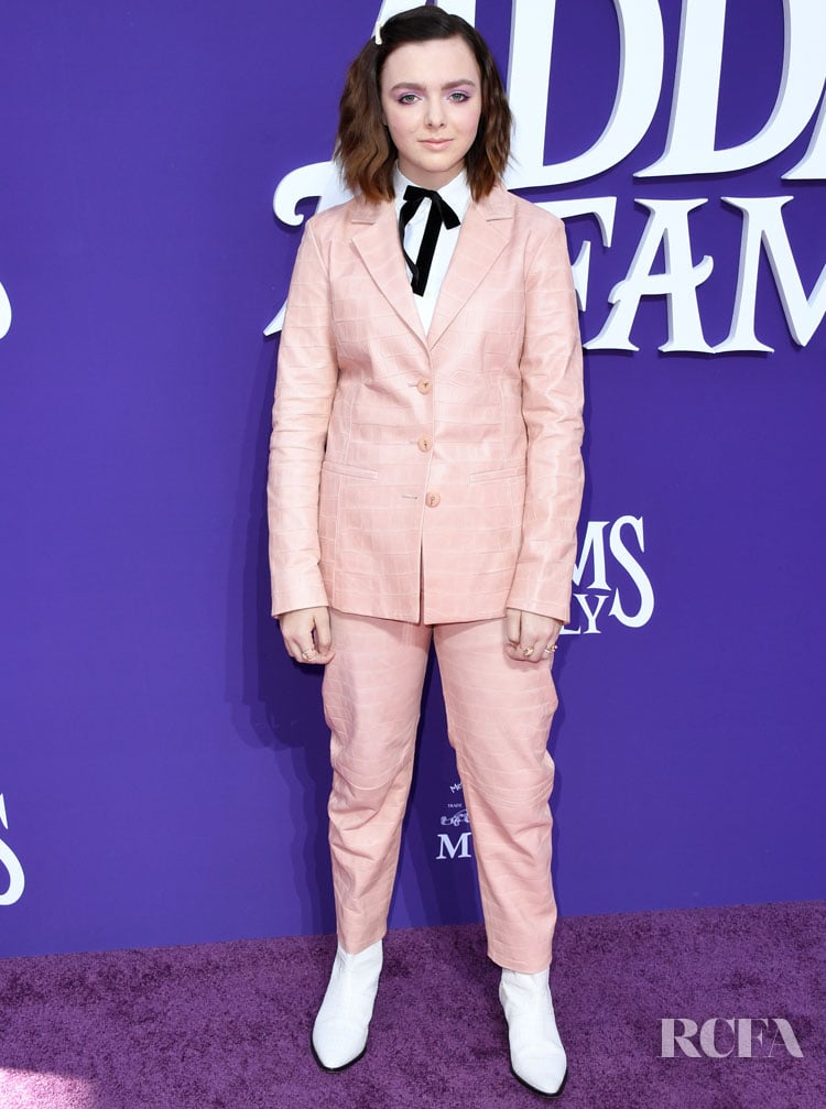 Elsie Fisher Continues To Impress In Suits At ‘The Addams Family’ LA ...