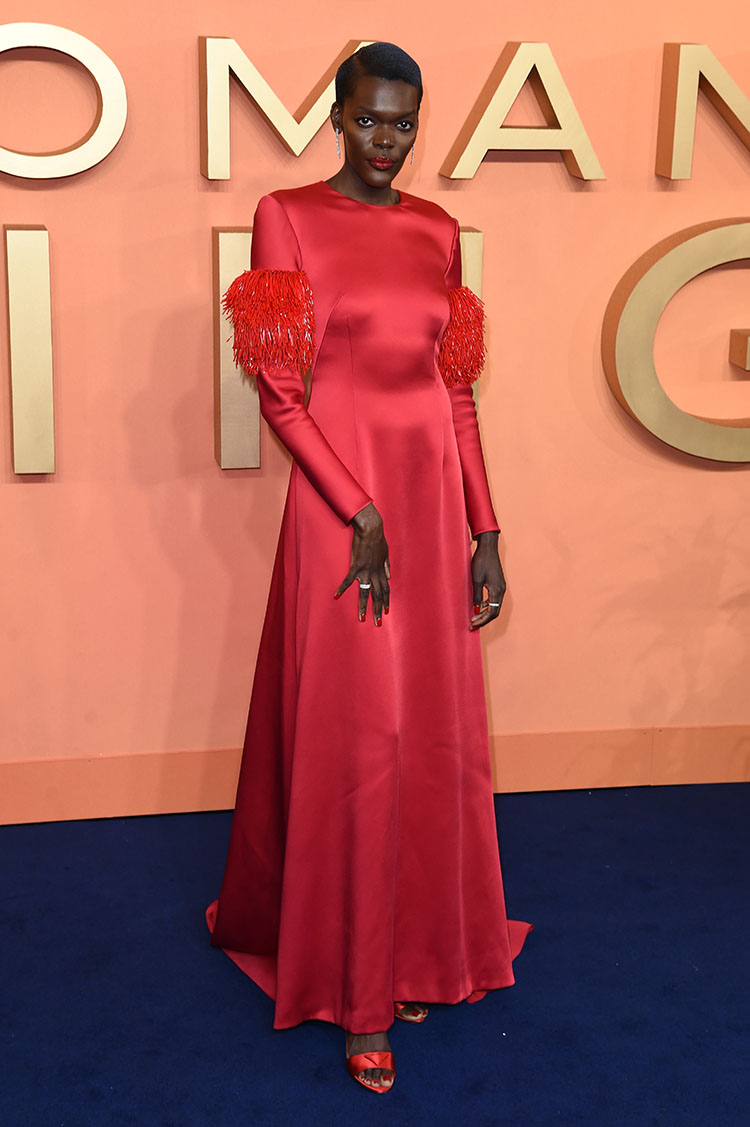 Sheila Atim Wore Prada To 'The Woman King' London Premiere - Red Carpet ...