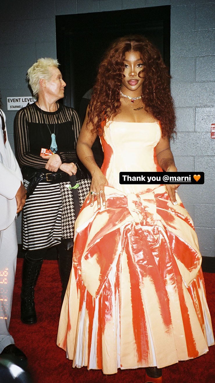 SZA Wore Do Long & Marni To The 2024 Grammy Awards