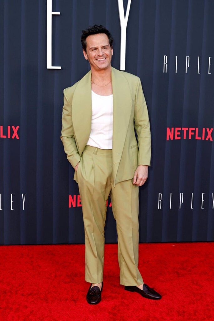 Andrew Scott Wore Giuliva Heritage To The ‘Ripley’ LA Premiere