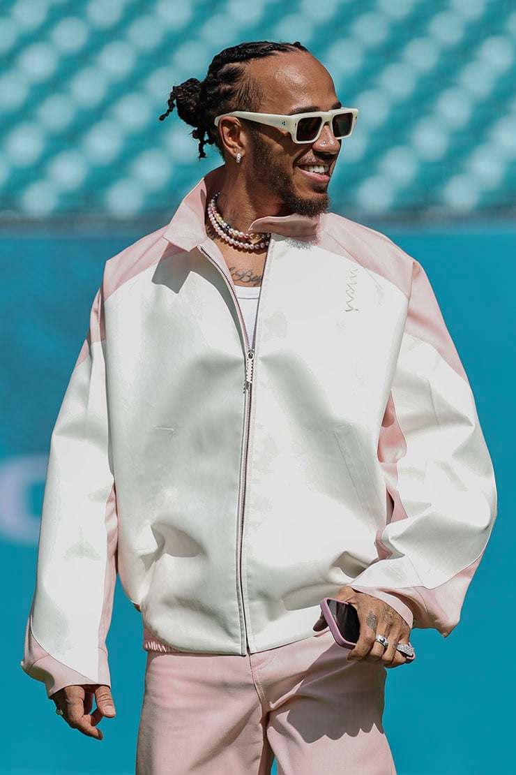 Lewis Hamilton’s Formula One Paddock Street Style