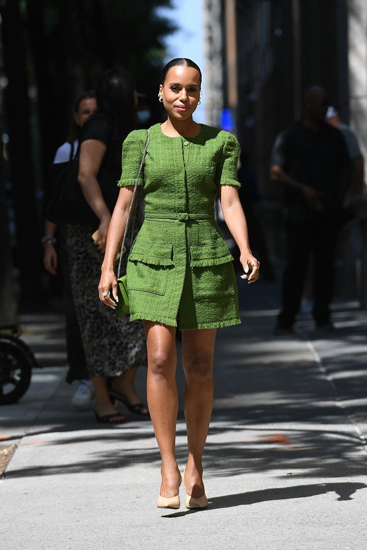 Kerry Washington Wore Prabal Gurung & Oscar de la Renta Promoting ...
