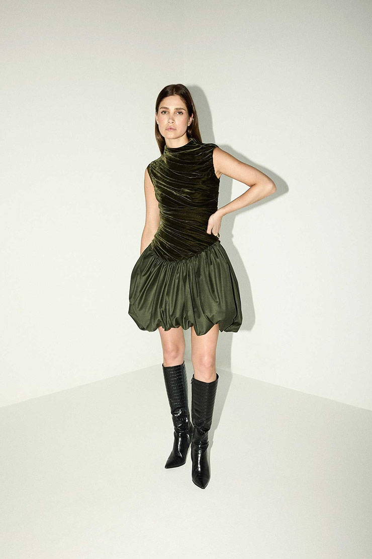 Naomi Scott embraces the bubble hem trend at Meta x ‘Smile 2