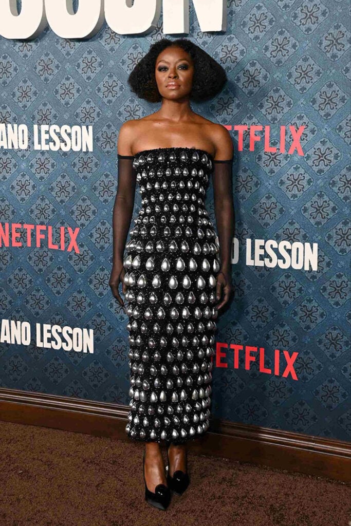 Danielle Deadwyler brings sartorial A-game to 'The Piano Lesson' Premiere