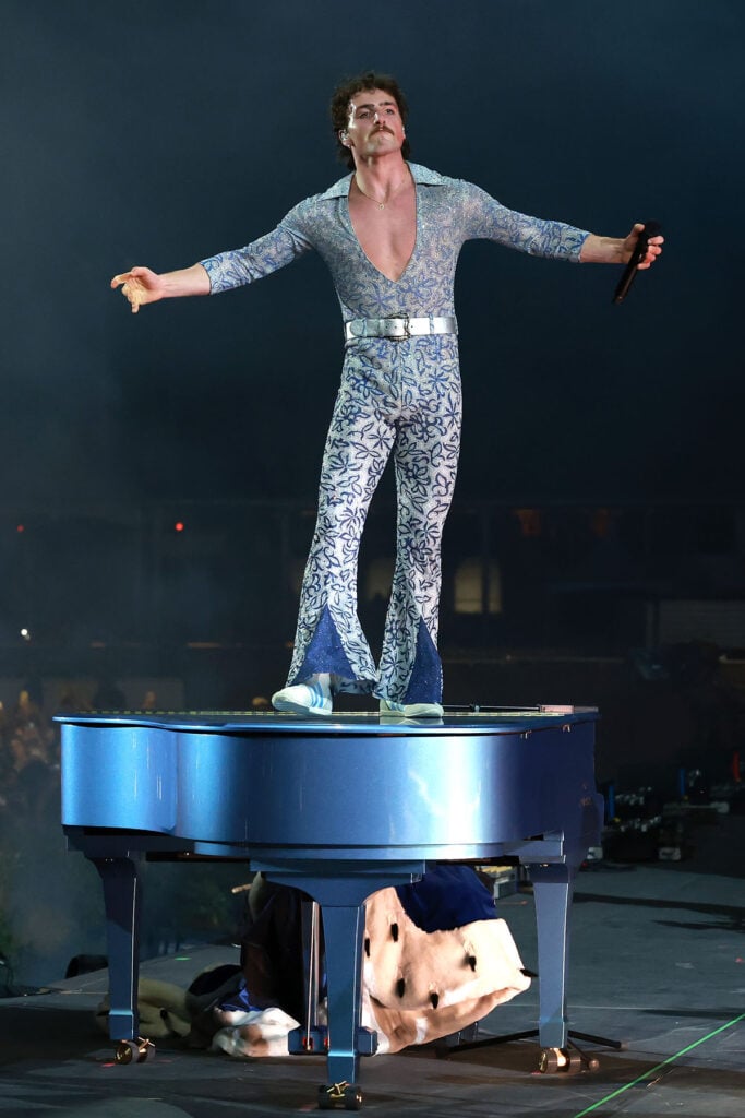 Benson Boone Goes Full Glam Rock for Coachella Debut in D&G