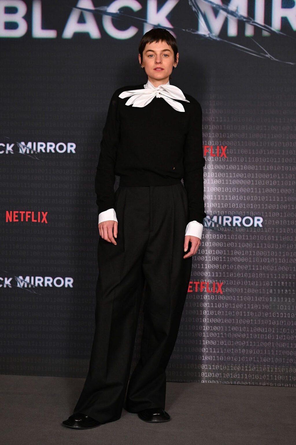 Emma Corrin's Subtle Style Quirk for the 'Black Mirror' Screening