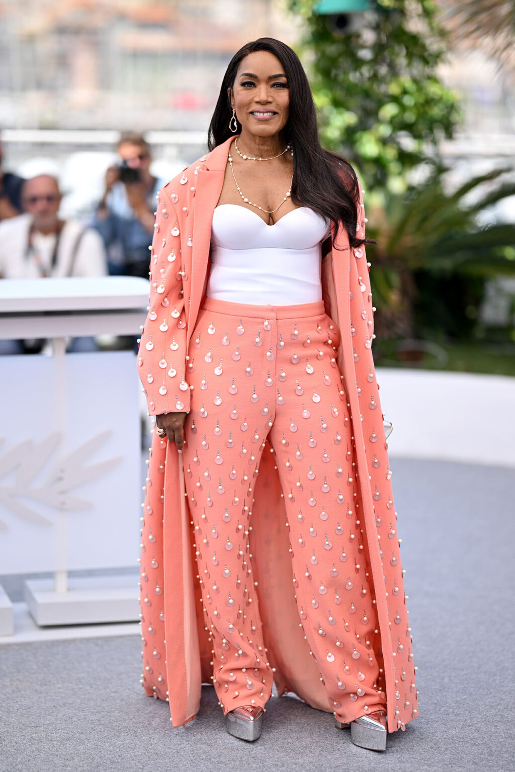 Angela Bassett Shines in Yara Shoemaker at Cannes Photocall