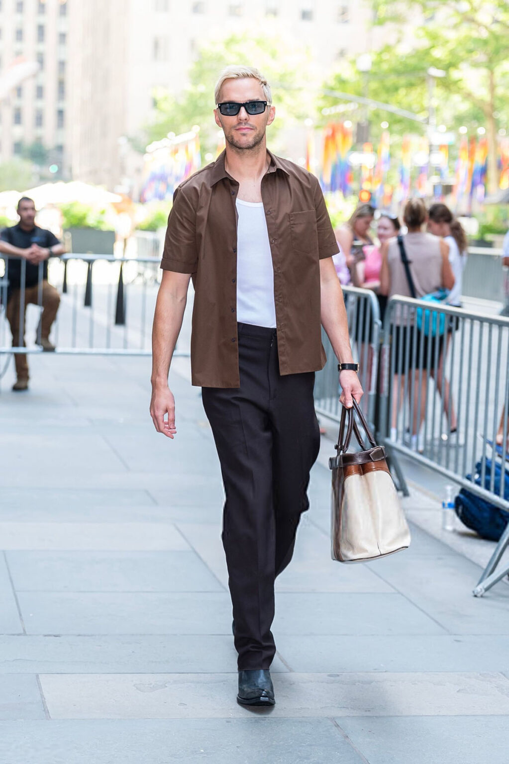 Nicholas Hoult’s New York Style Rotation Promoting 'Superman'
