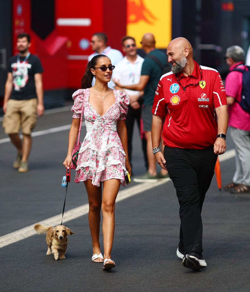 Alexandra Saint Mleux’s Pretty in Pink F1 Hungary Style
