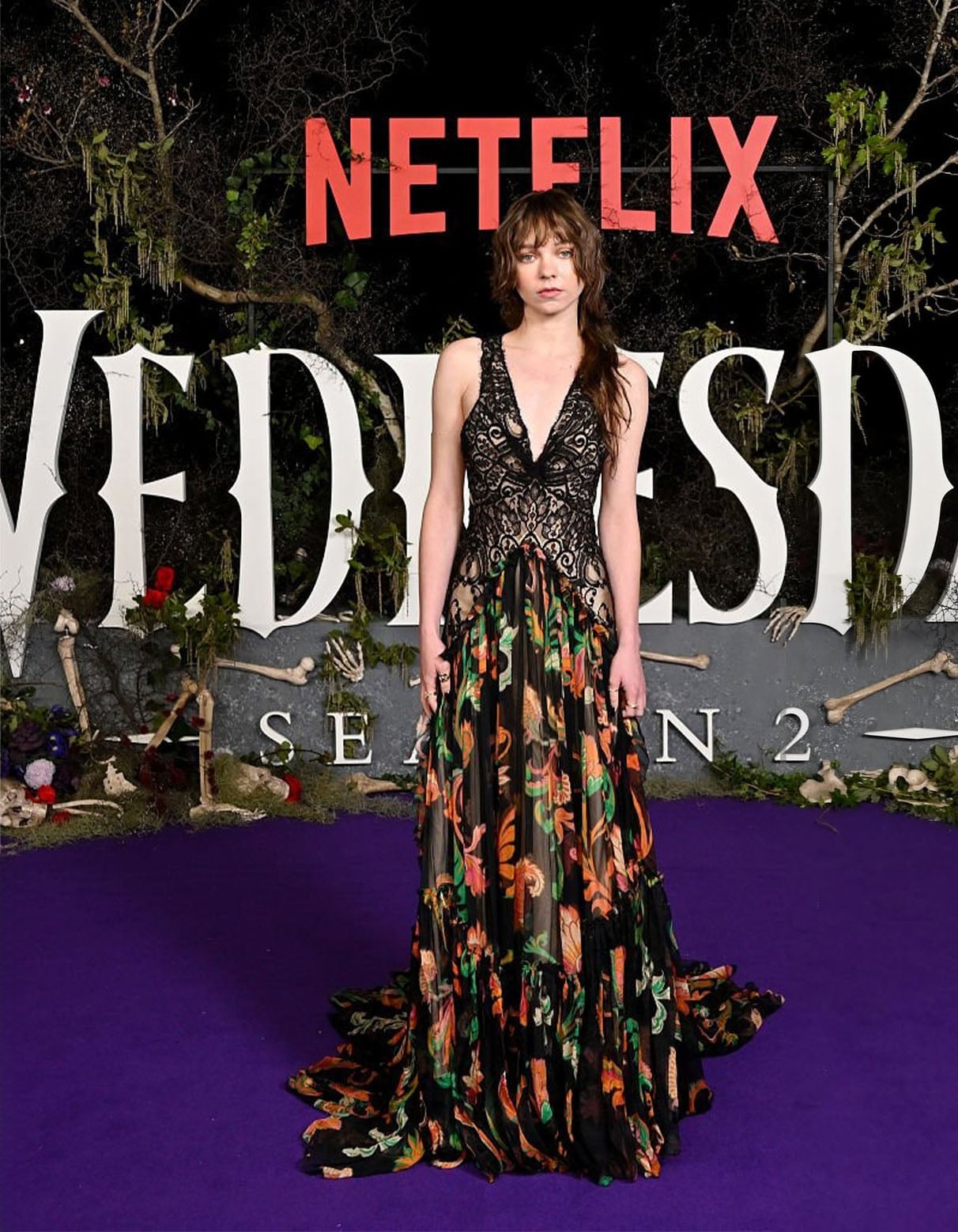 Emma Myers Gothic Romance in Etro For 'Wednesday'