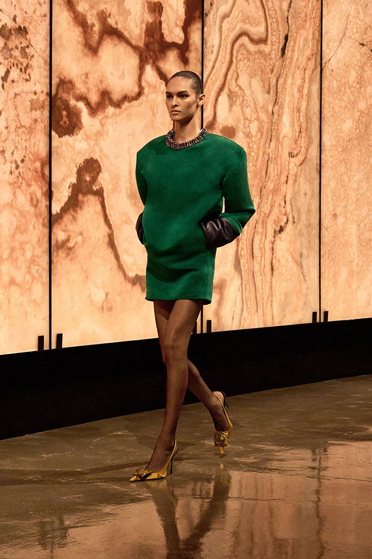 Tracee Ellis Ross Channels ’90s Couture in Saint Laurent