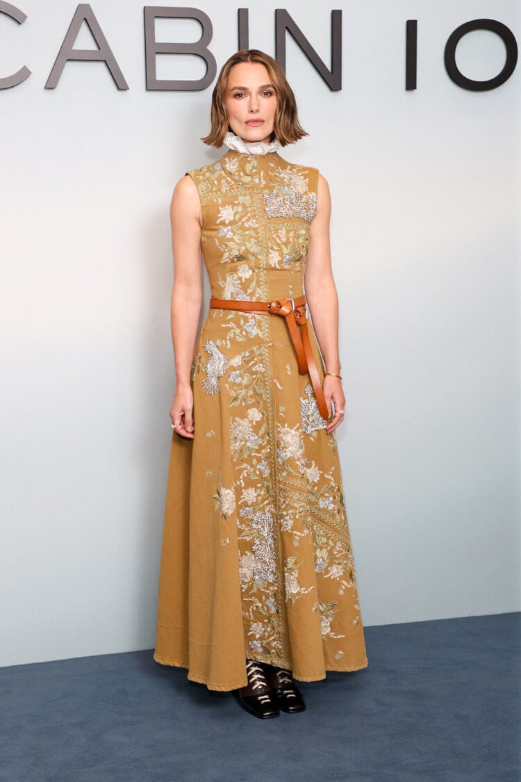 Keira Knightley Returns to the Red Carpet in Erdem