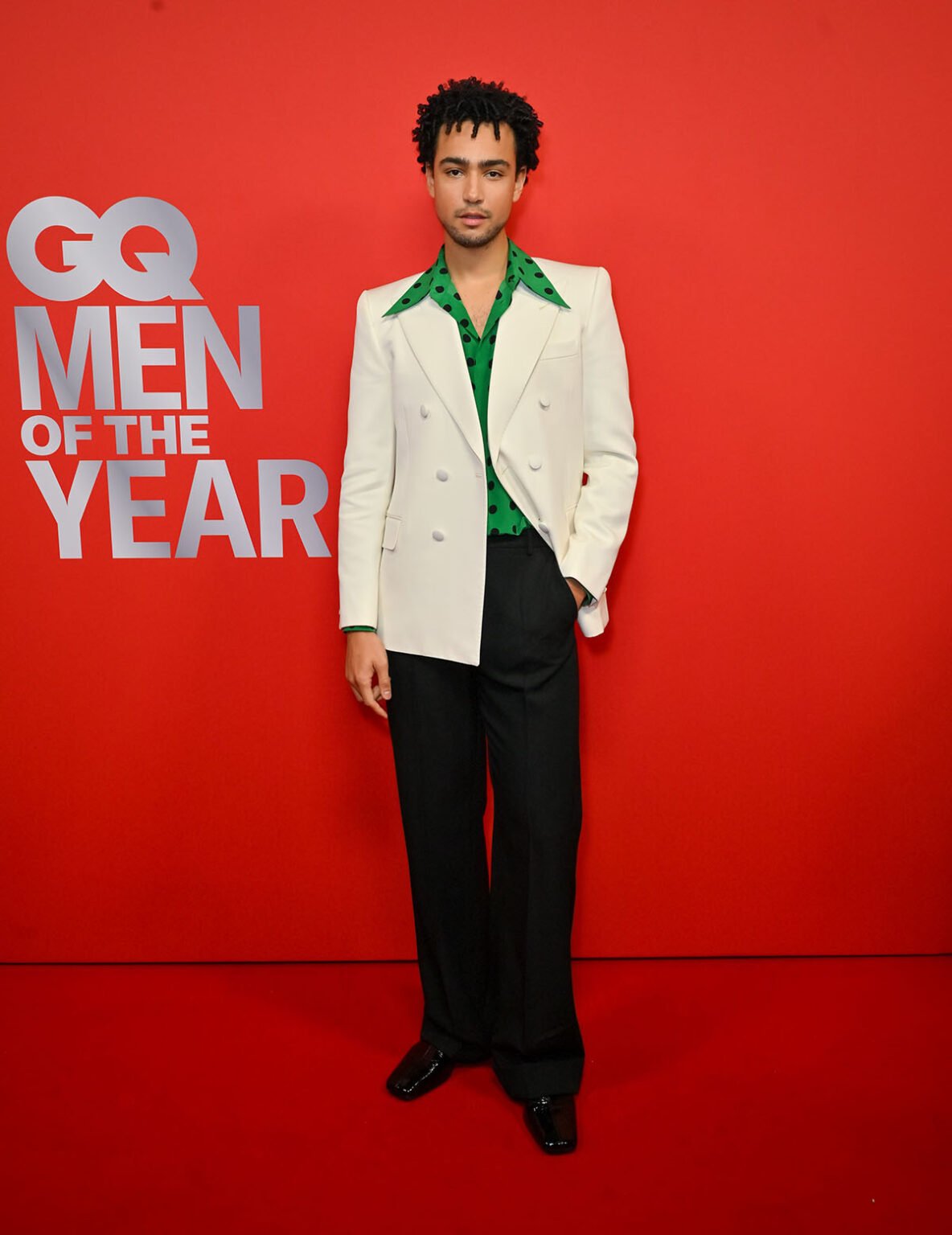 Valentino’s Polka Dot Menswear at GQ MOTY 2025 - Red Carpet Fashion Awards