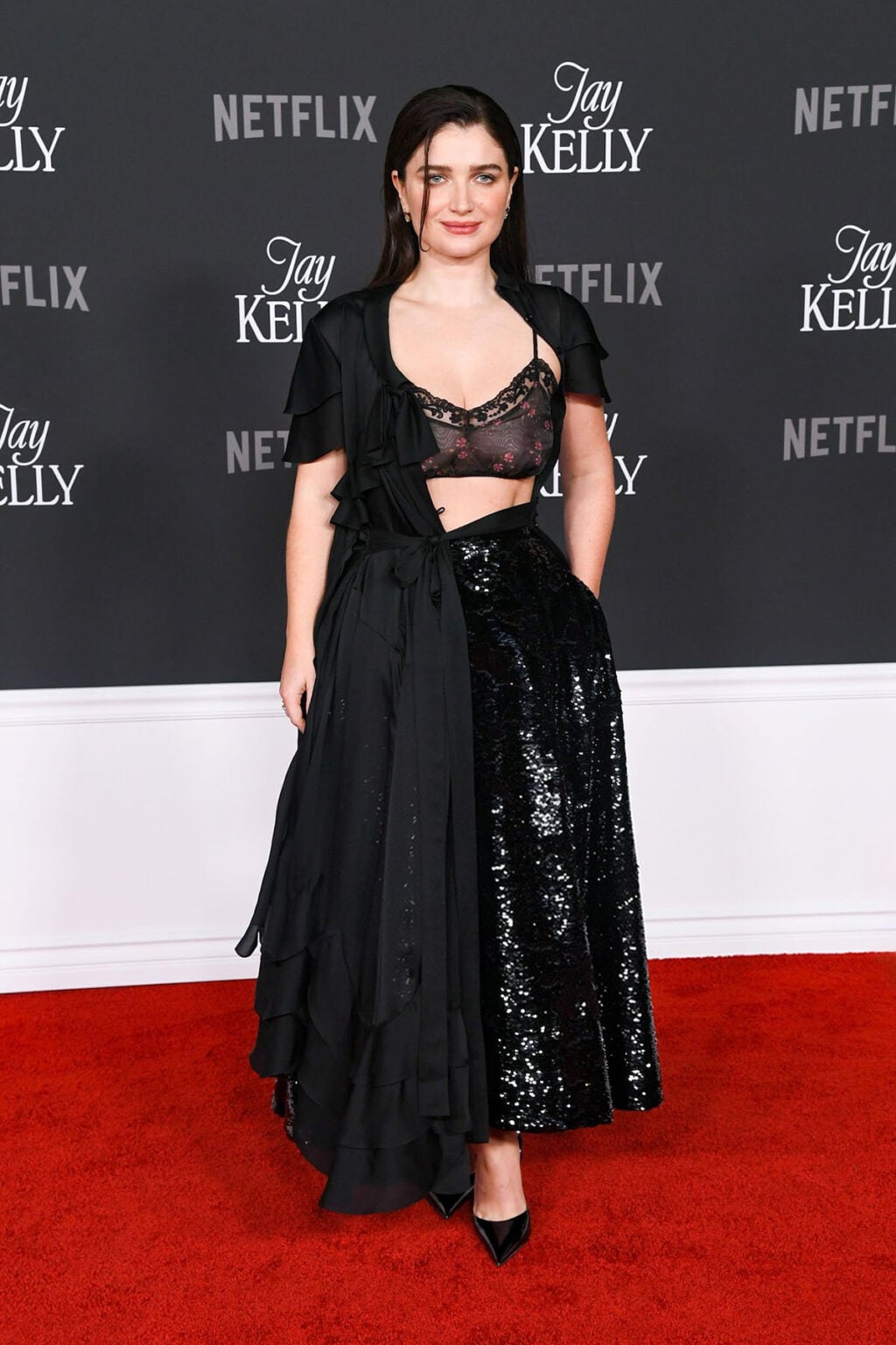 Eve Hewson’s Deconstructed Simone Rocha Look at the 'Jay Kelly ...
