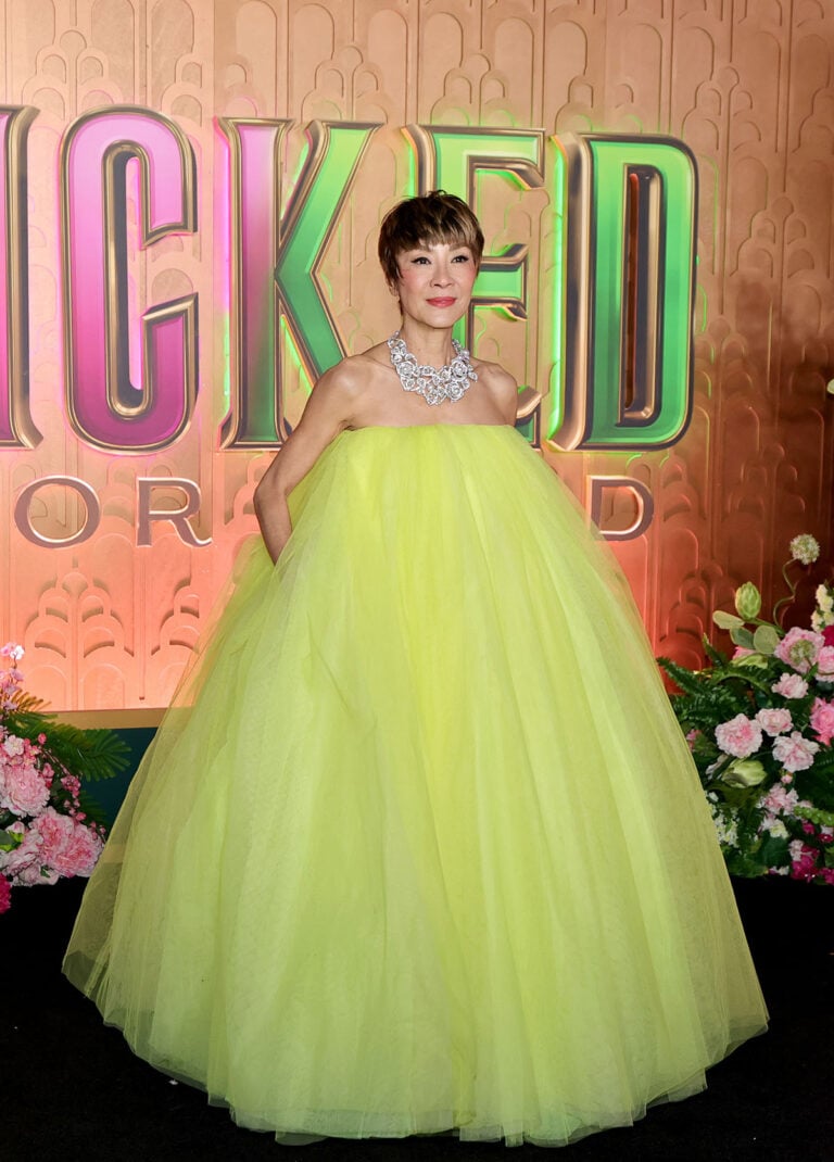 Michelle Yeoh Steals the Show in Acid Yellow Givenchy - Red Carpet ...