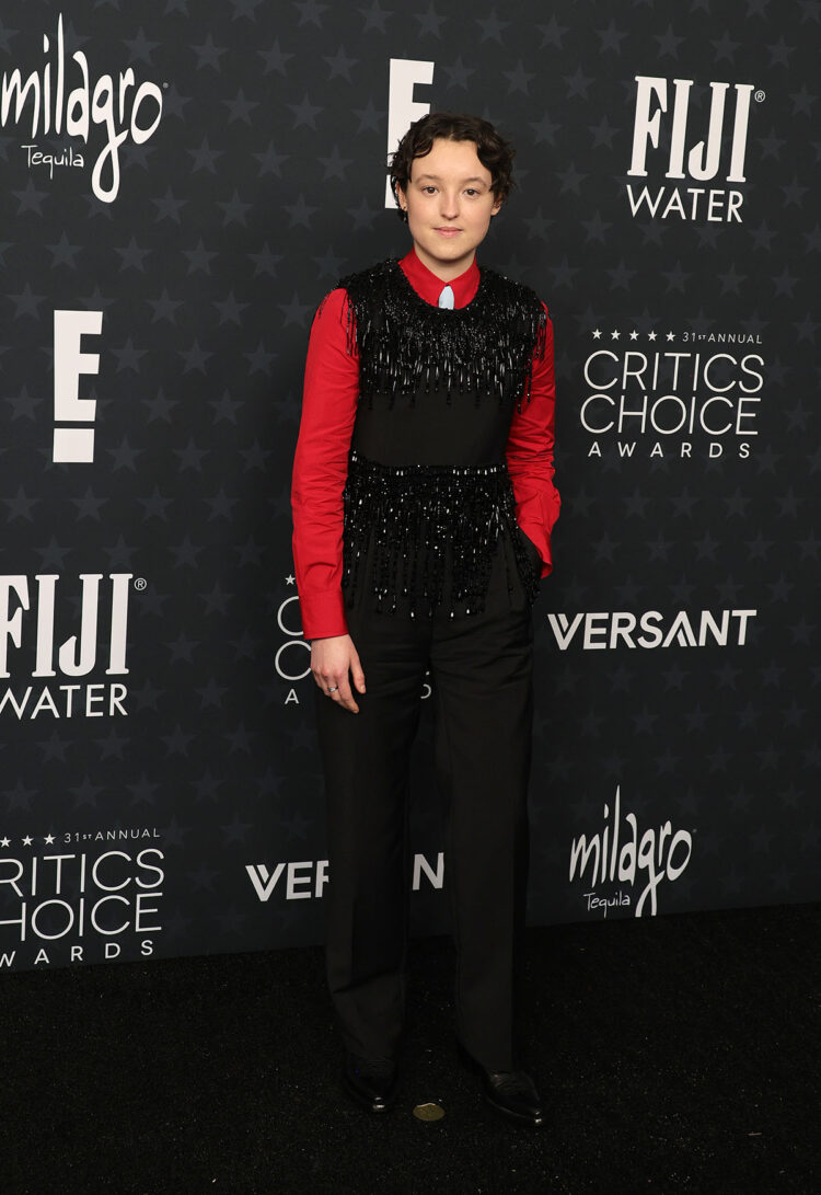 Celebrities in Prada for the 2026 Critics' Choice Awards - Red Carpet ...
