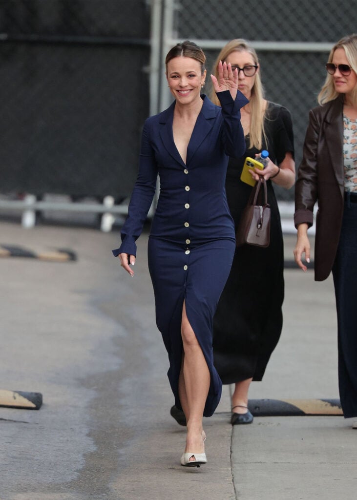 Rachel McAdams in Burc Akyol at Walk of Fame - Red Carpet Fashion Awards