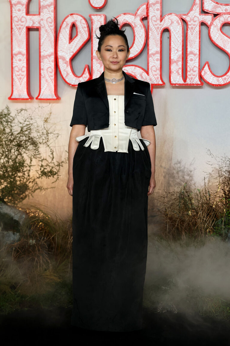 Hong Chau in Thom Browne at the 'Wuthering Heights' Premiere - Red ...