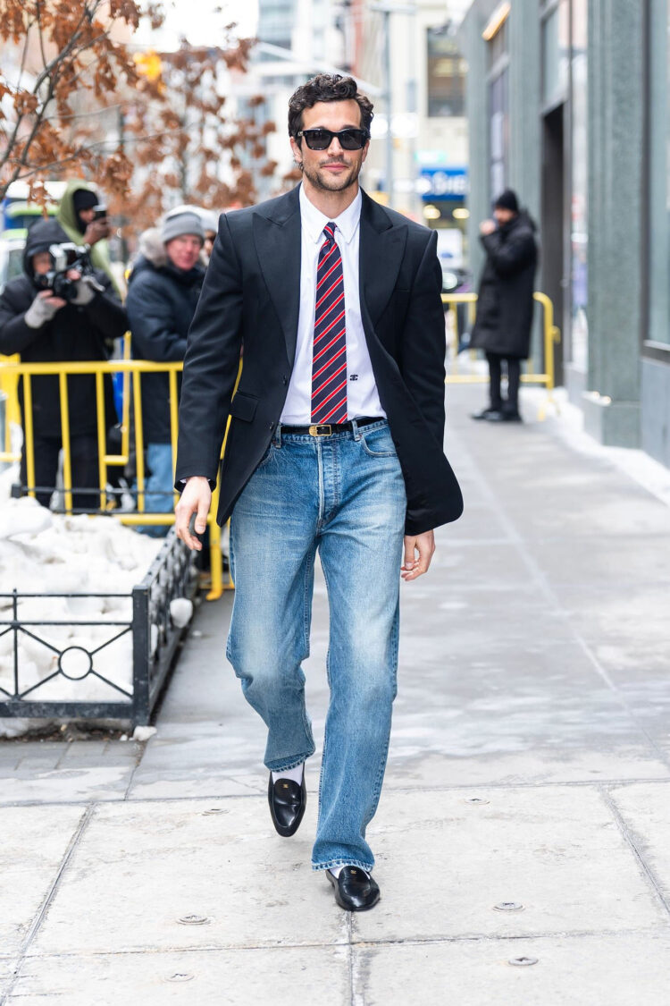 Paul Anthony Kelly Channels JFK Jr. in Celine - Red Carpet Fashion Awards
