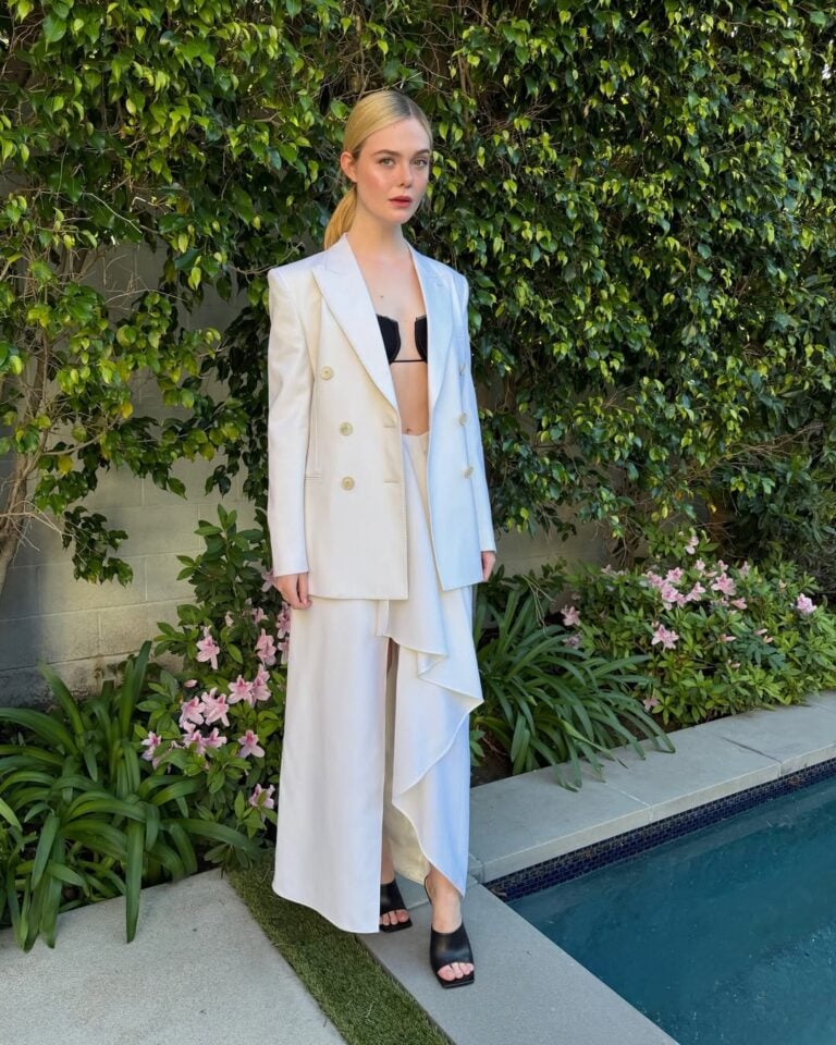 Elle Fanning Wore Givenchy To The 2026 Saturn Awards - Red Carpet ...