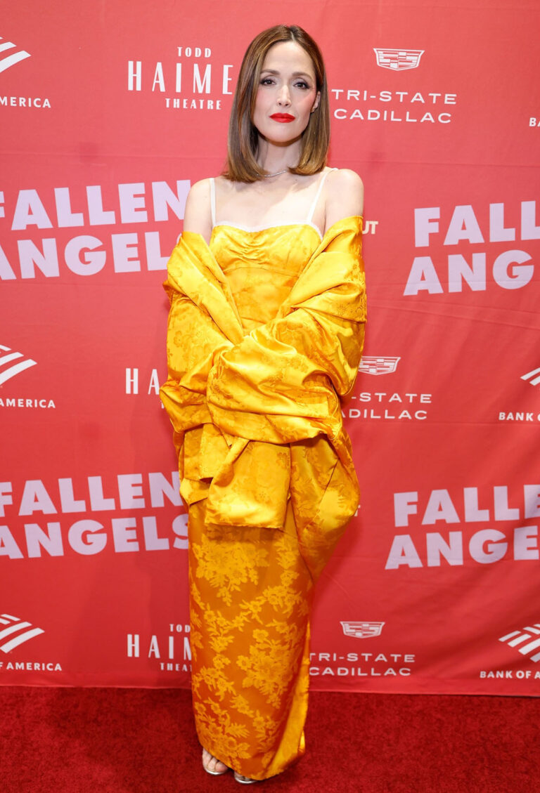 Rose Byrne’s ‘Fallen Angels’ Opening Night in Colleen Allen - Red ...