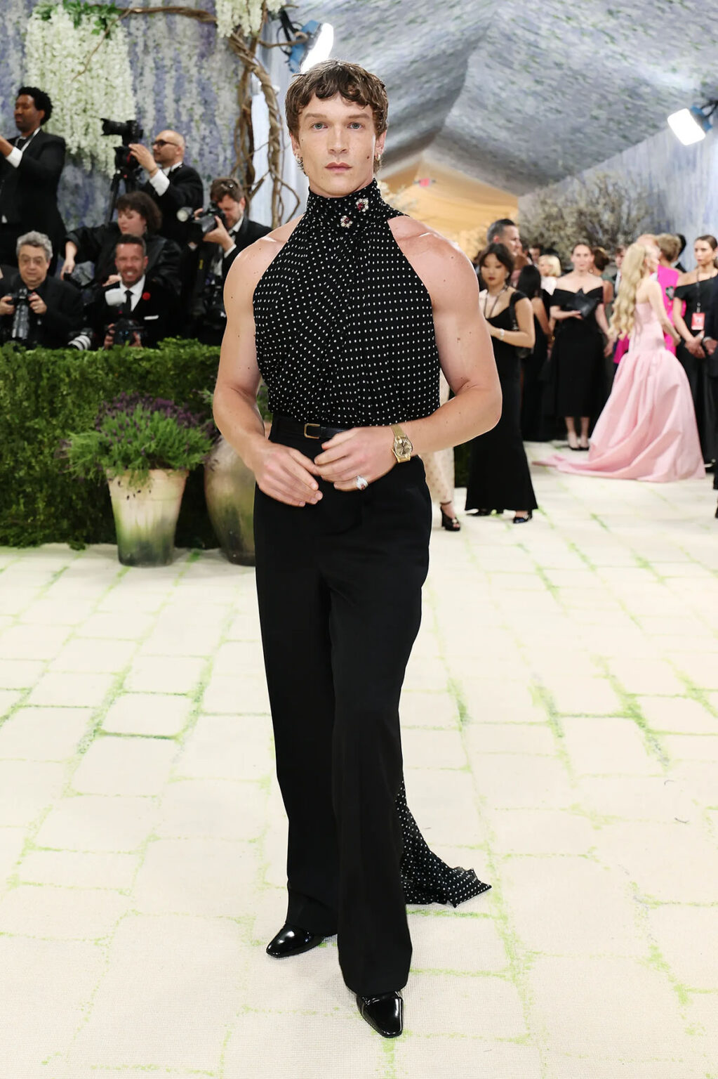 Connor Storrie’s Met Gala Debut In Saint Laurent - Red Carpet Fashion ...