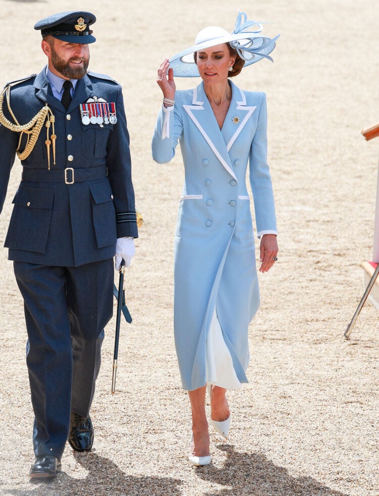 Princess Kate's Trooping The Colour Look Echoes Princess Diana - Red ...