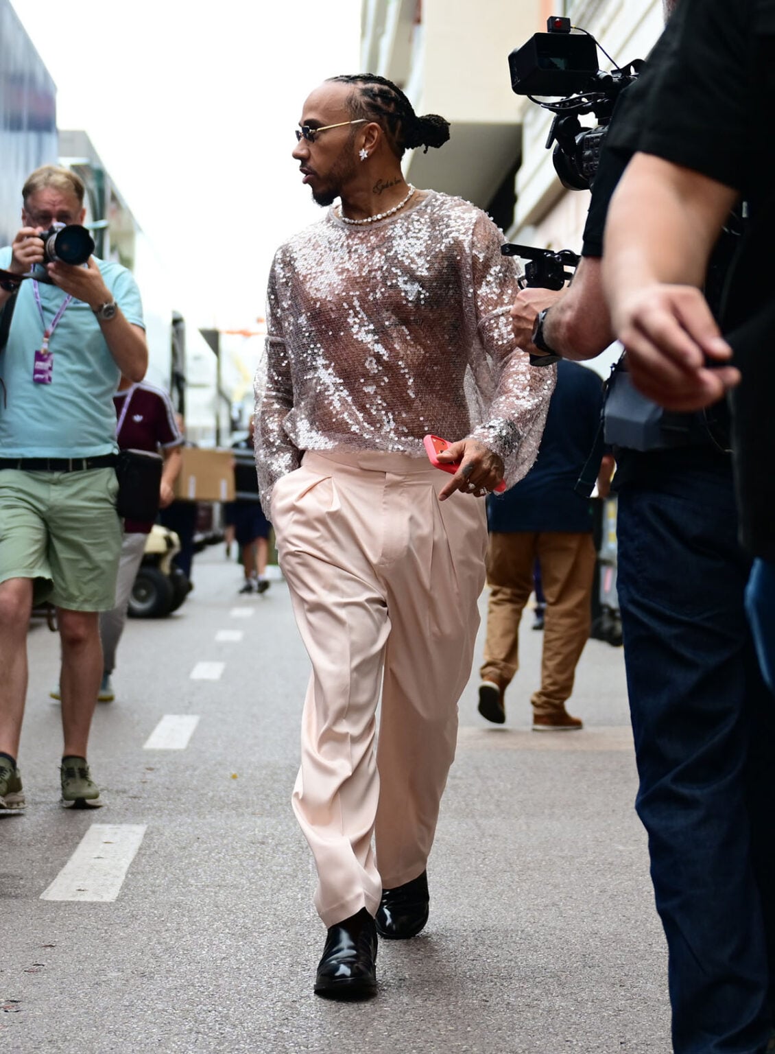 Lewis Hamilton's Monaco Grand Prix Fashion Week - Red Carpet Fashion Awards